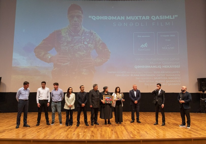 “Qəhrəman Muxtar Qasımlı” sənədli filminin təqdimatı oldu - VİDEO ...